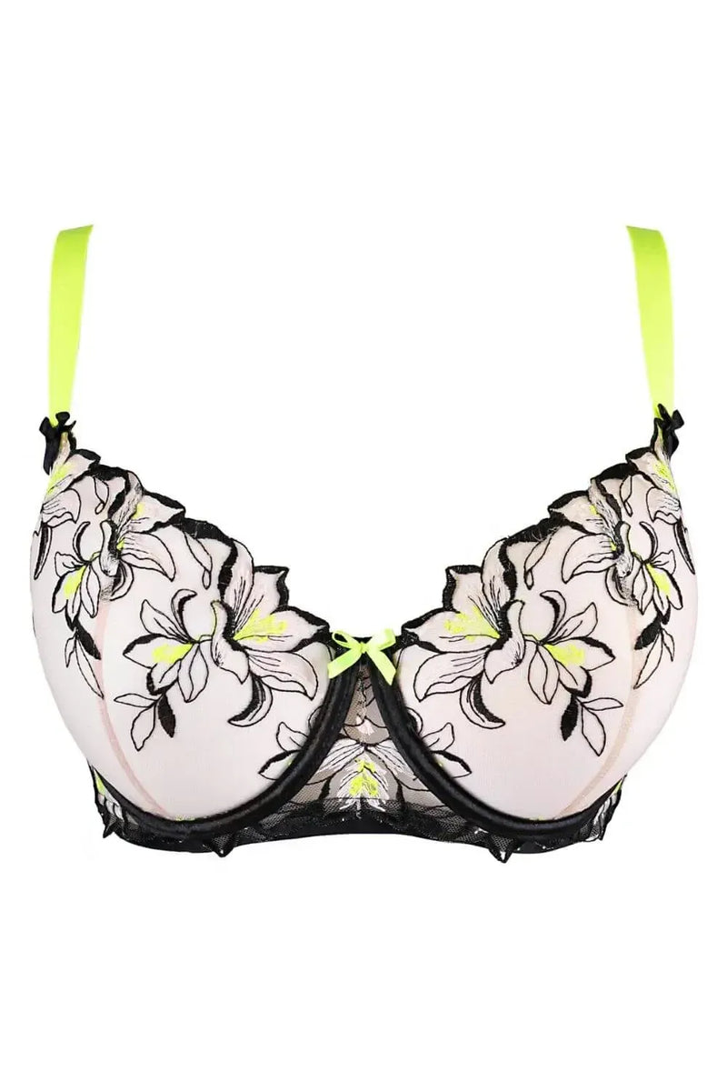 Axami 10141 Lily Sheer Balconette Bra Passion Wave – Rebel Romance