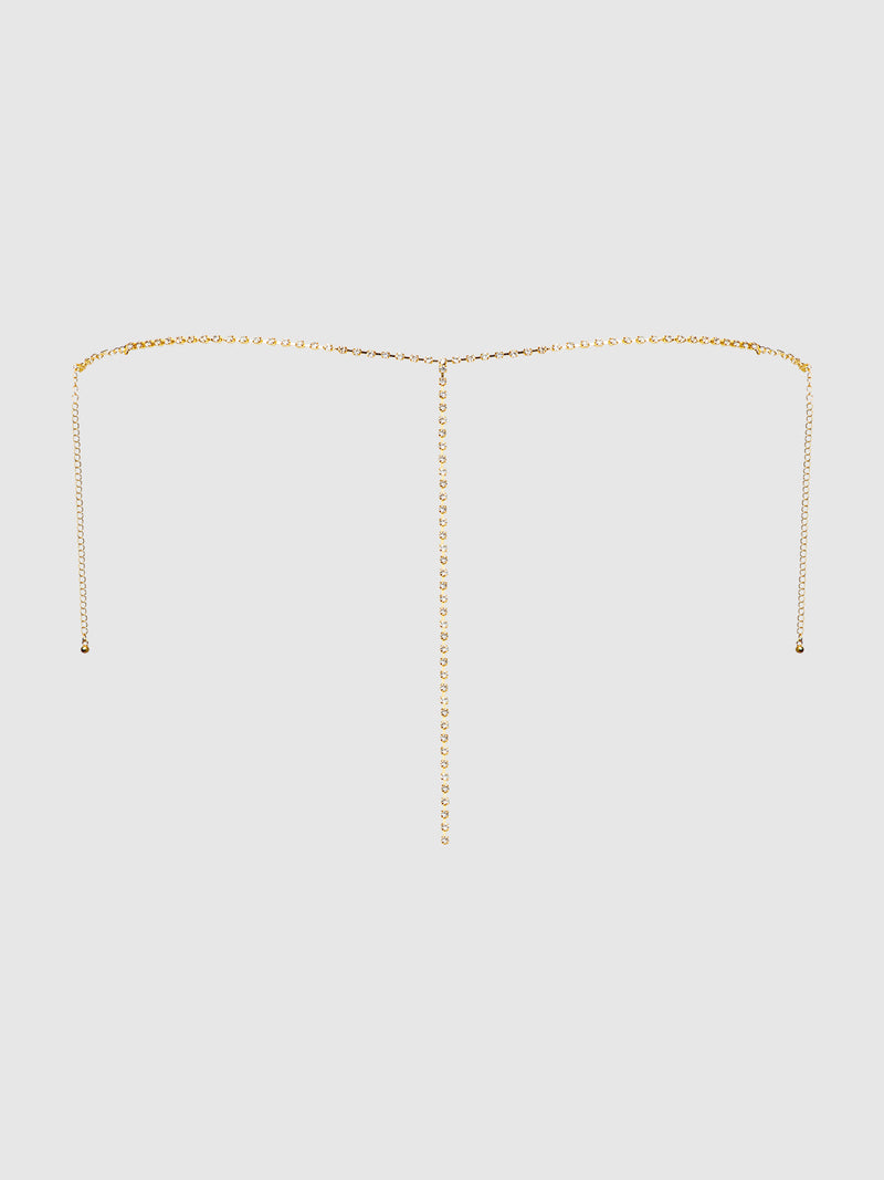 House of Desire Rhinestone V-Front G-String Panty Gold – Rebel Romance